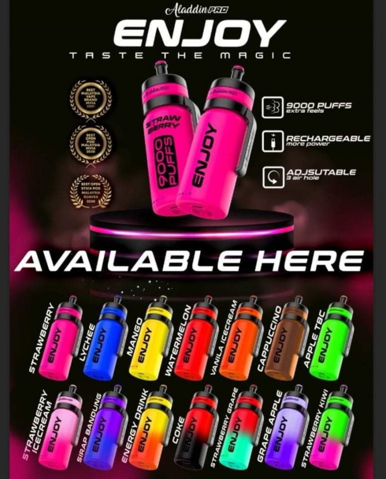 ALADDIN ENJOY 9000 PUFF Vape Borong Malaysia